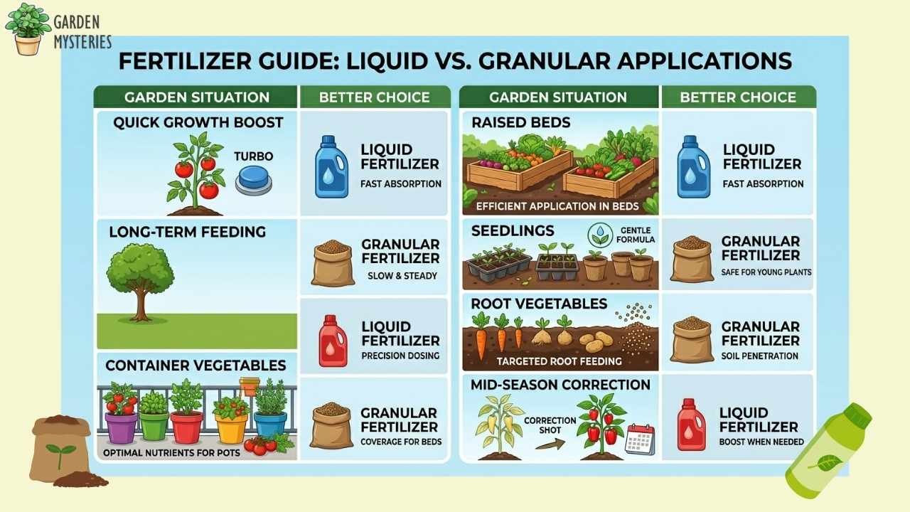 Liquid Vs Granular Fertilizer